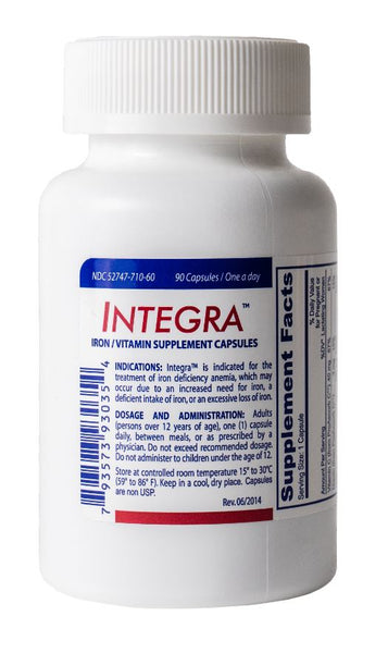 Integra 90 Iron Capsules – US Pharmaceutical Corporation